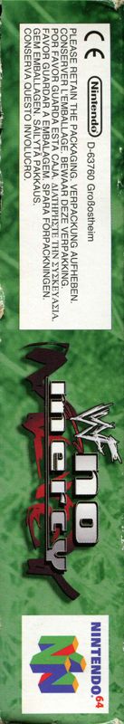 WWF No Mercy cover or packaging material - MobyGames