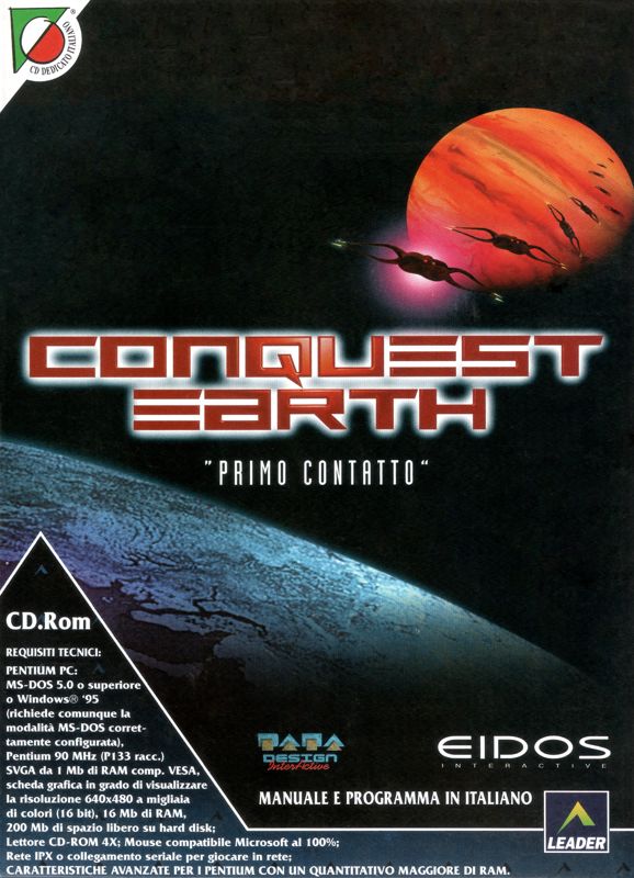 Conquest Earth: "First Encounter" cover or packaging material - MobyGames
