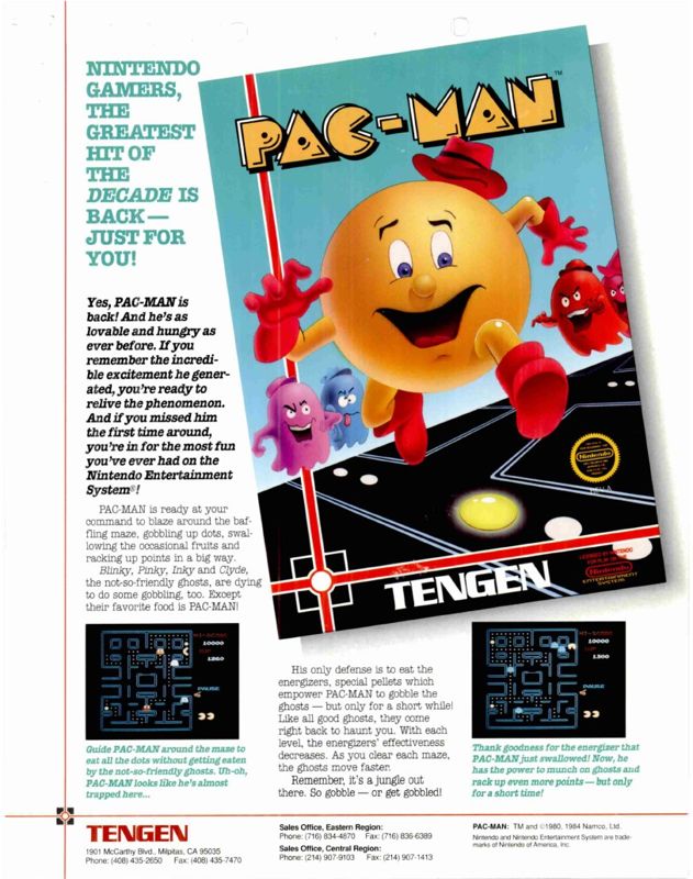 Pac-Man cover or packaging material - MobyGames