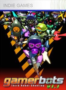 Gamerbots: Third-Robot Shooting cover or packaging material - MobyGames