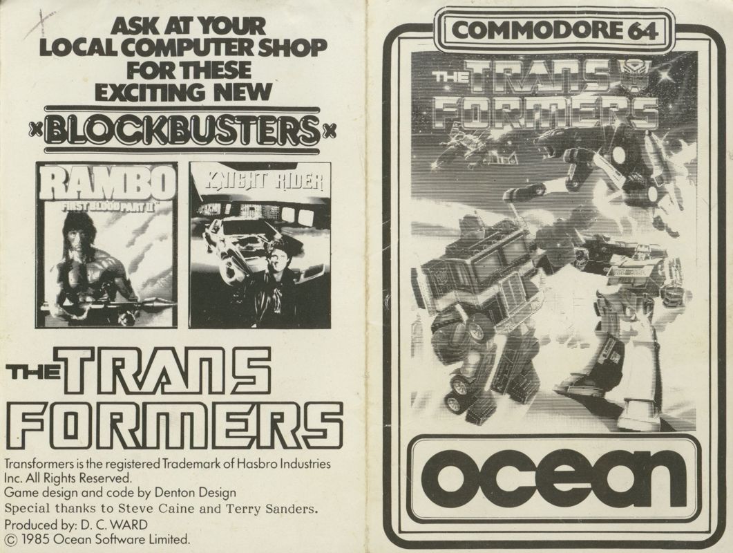 The Transformers cover or packaging material - MobyGames