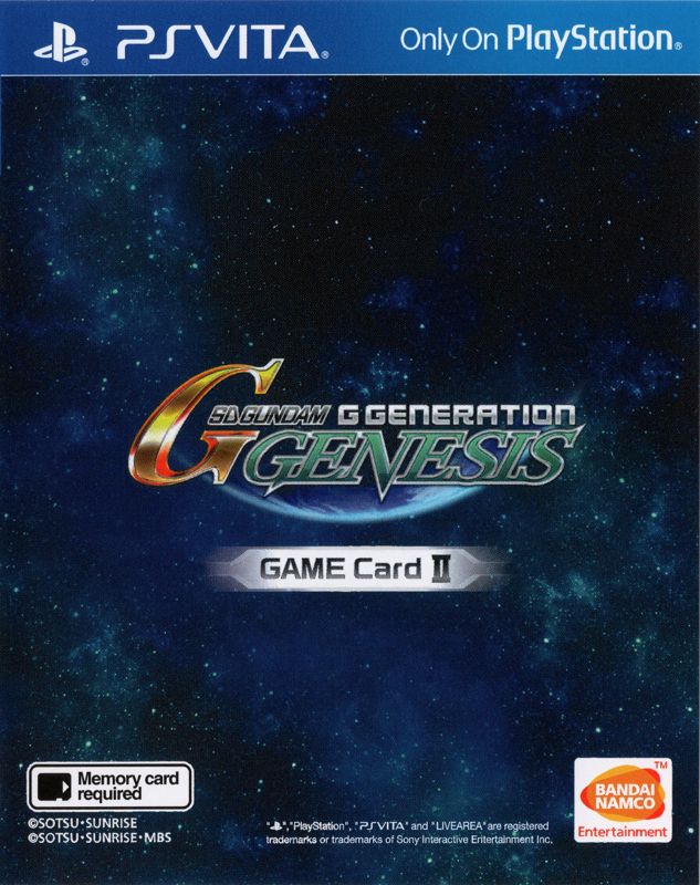 SD Gundam G Generation: Genesis cover or packaging material - MobyGames