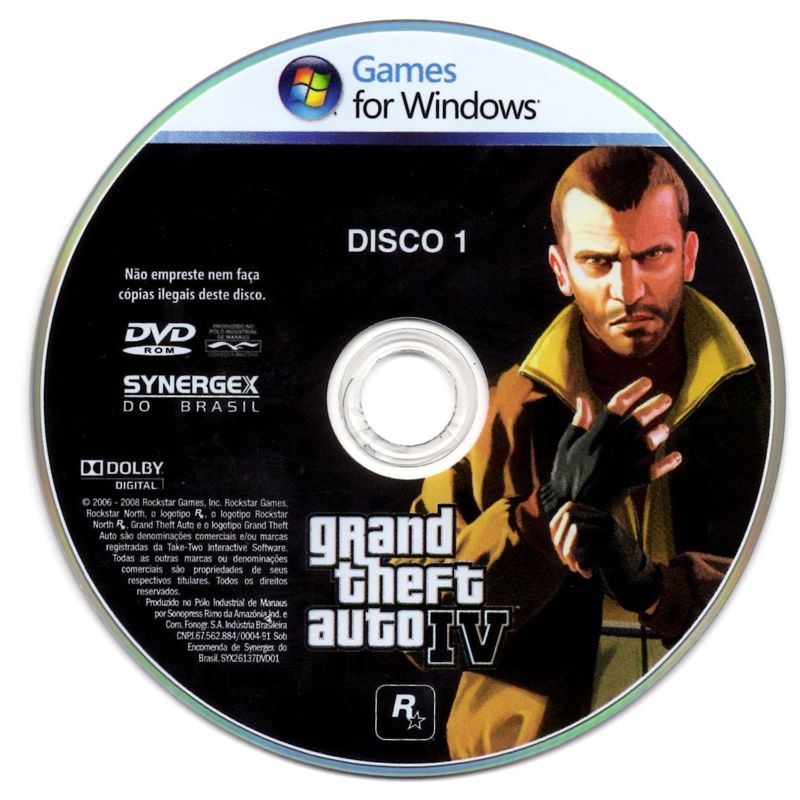 Grand Theft Auto IV cover or packaging material - MobyGames