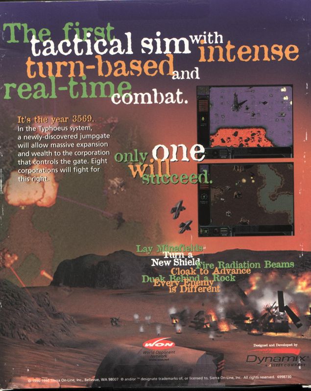 Cyberstorm 2: Corporate Wars cover or packaging material - MobyGames