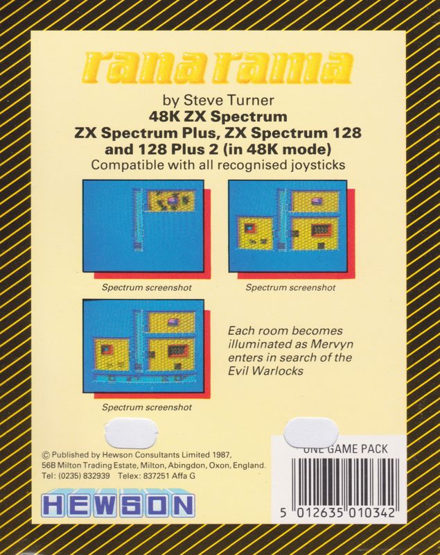 Rana Rama cover or packaging material - MobyGames