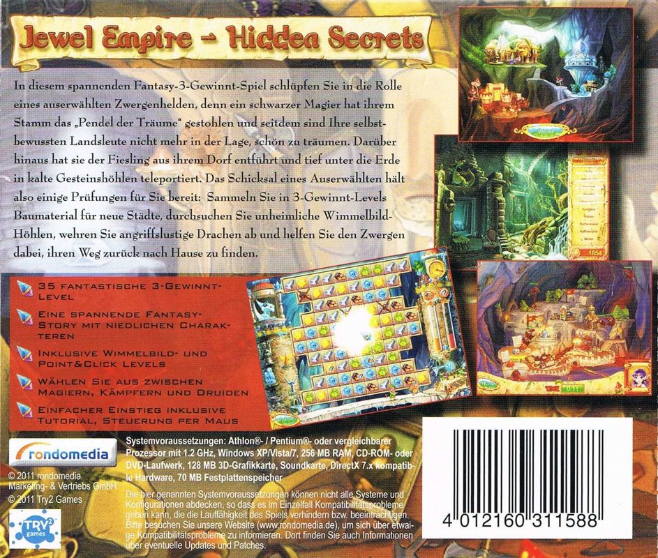 Jewel Empire: Hidden Secrets cover or packaging material - MobyGames