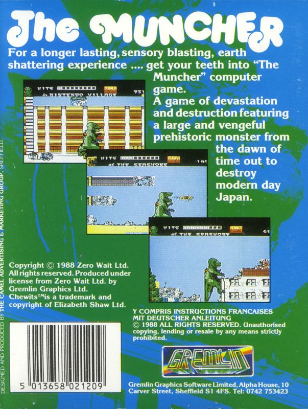 The Muncher cover or packaging material - MobyGames