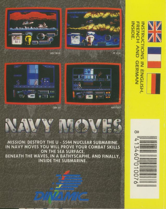 Navy Moves cover or packaging material - MobyGames