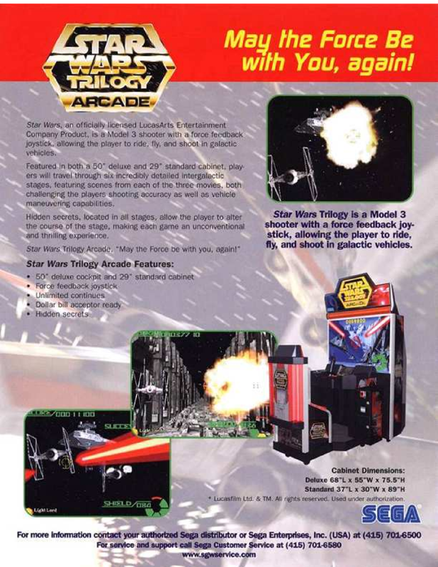 Star Wars Trilogy Arcade box covers - MobyGames