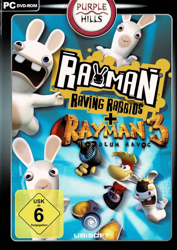 Rayman: Raving Rabbids + Rayman 3: Hoodlum Havoc cover or packaging ...