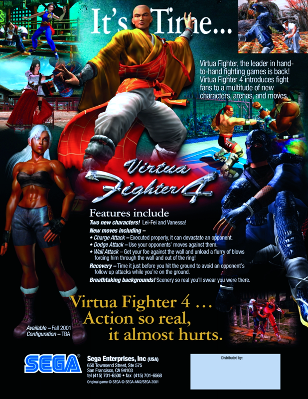 Virtua Fighter 4 cover or packaging material - MobyGames