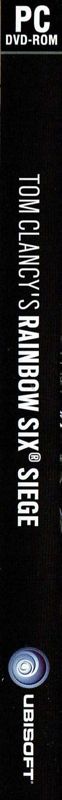 Tom Clancy's Rainbow Six: Siege cover or packaging material - MobyGames