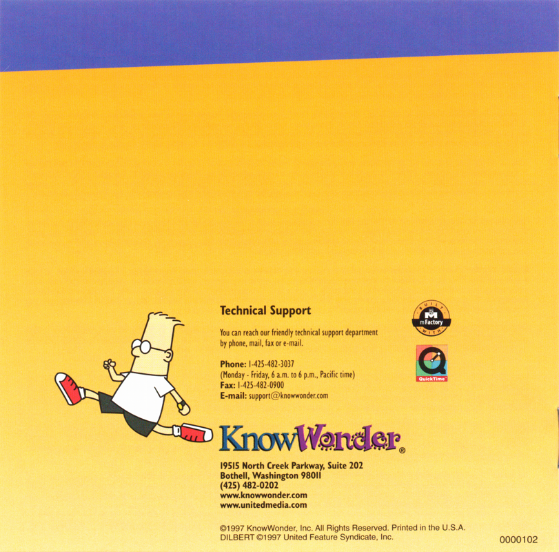 Young Dilbert Hi-Tech Hijinks cover or packaging material - MobyGames