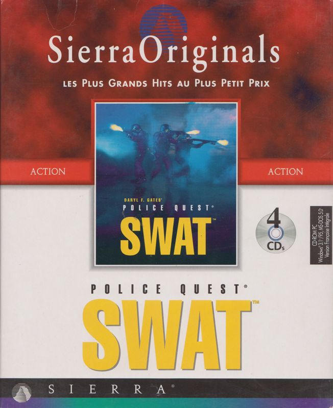Daryl F. Gates' Police Quest: SWAT cover or packaging material - MobyGames
