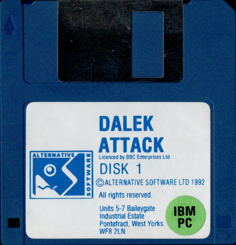 Dalek Attack cover or packaging material - MobyGames