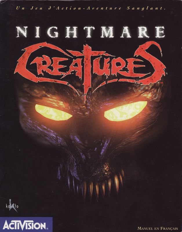 Nightmare Creatures cover or packaging material - MobyGames