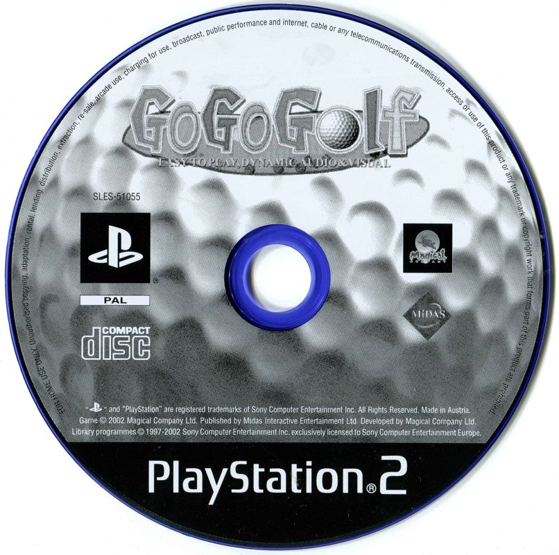 Go Go Golf cover or packaging material - MobyGames
