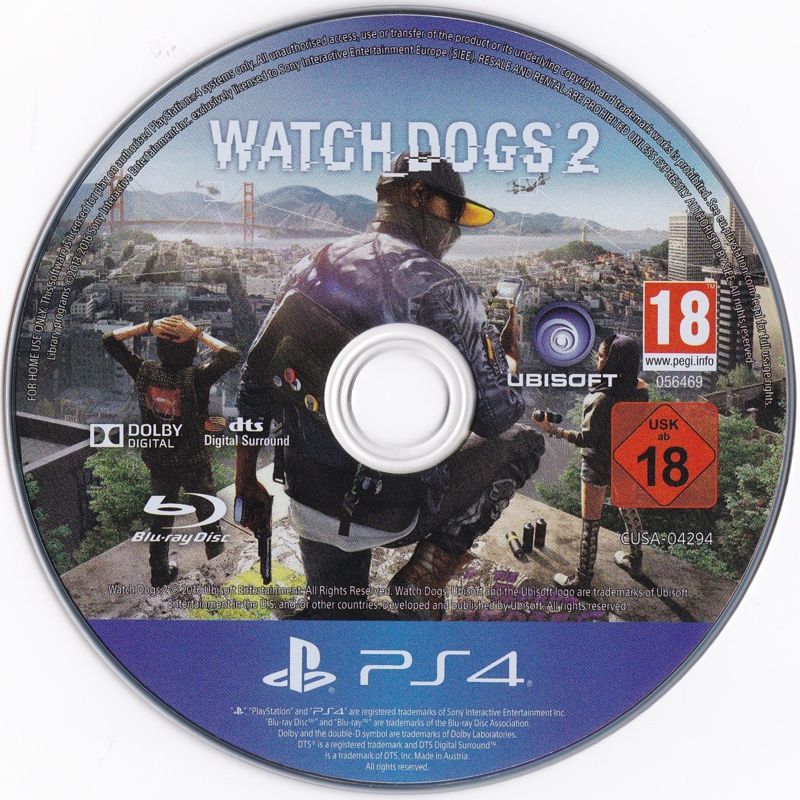 Watch_Dogs 2 cover or packaging material - MobyGames