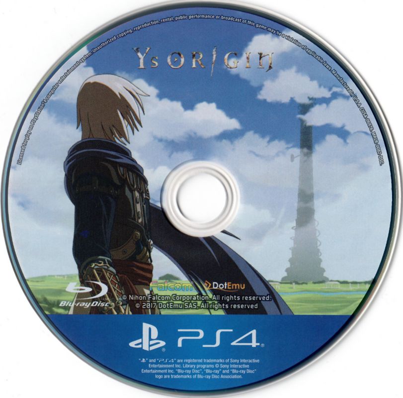 Ys: Origin cover or packaging material - MobyGames