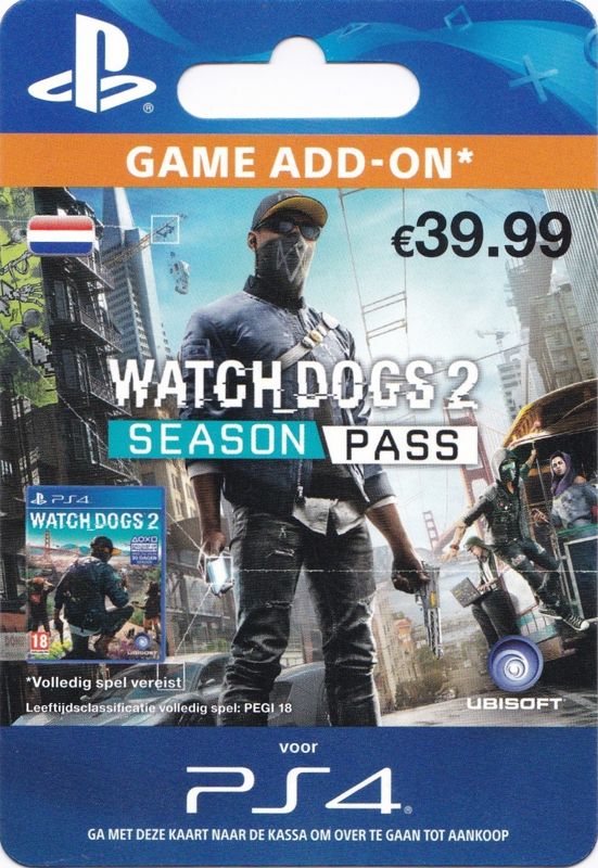 Watch_Dogs 2: Season Pass cover or packaging material - MobyGames