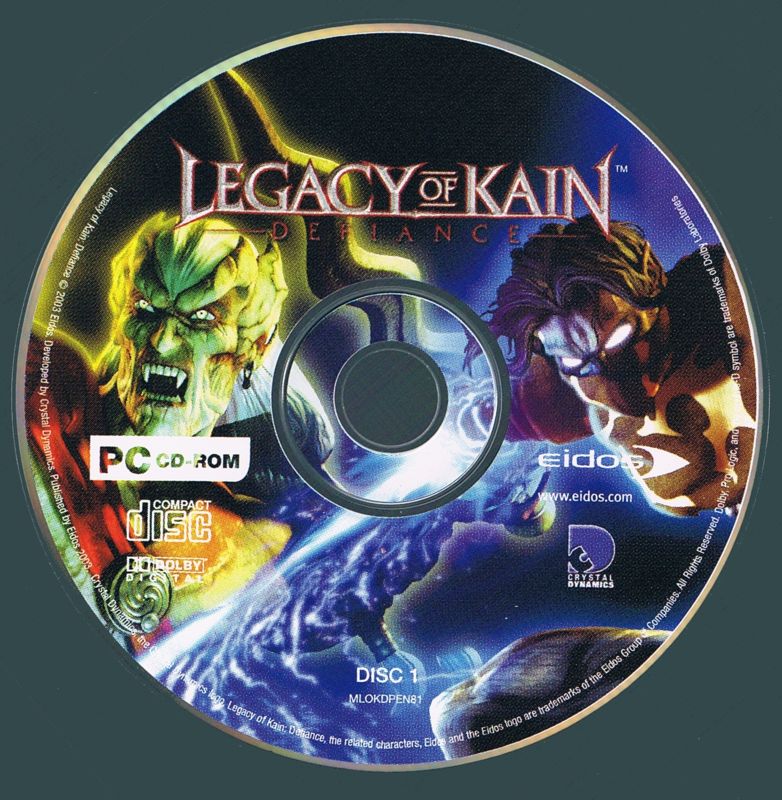 Legacy of Kain: Defiance cover or packaging material - MobyGames