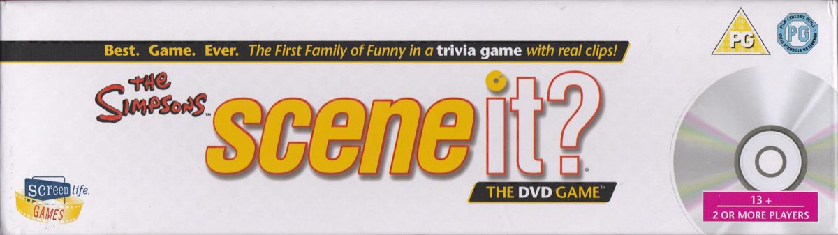 Scene It?: The Simpsons cover or packaging material - MobyGames