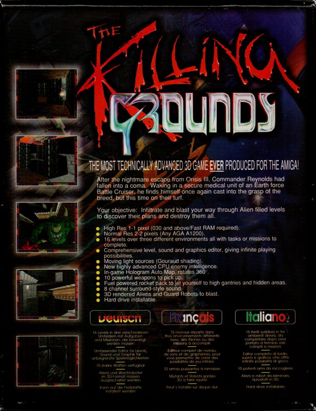 Alien Breed 3D 2: The Killing Grounds cover or packaging material ...