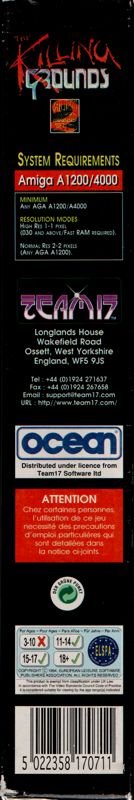 Alien Breed 3D 2: The Killing Grounds cover or packaging material ...