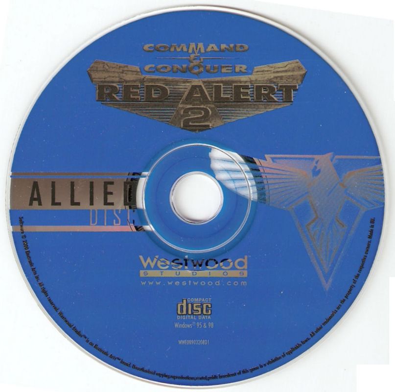 Command & Conquer: Red Alert 2 cover or packaging material - MobyGames
