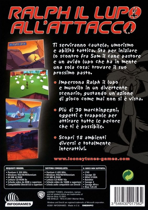 Looney Tunes: Sheep Raider cover or packaging material - MobyGames