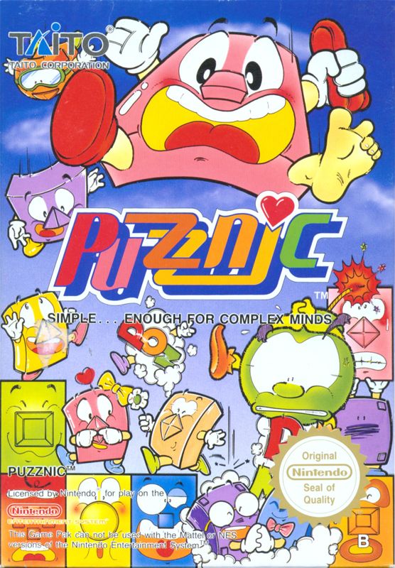 Puzznic cover or packaging material - MobyGames