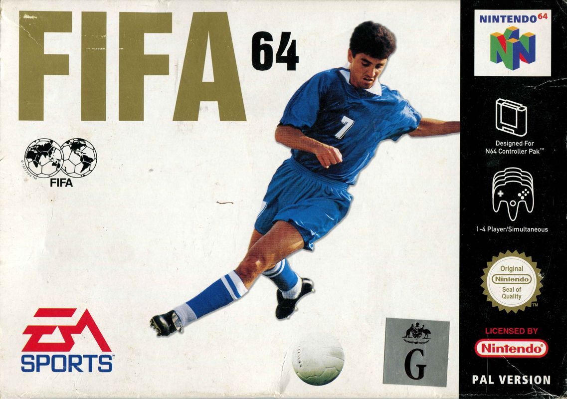 FIFA Soccer 64 cover or packaging material - MobyGames