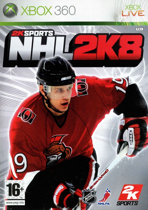 NHL 2K8 cover or packaging material - MobyGames