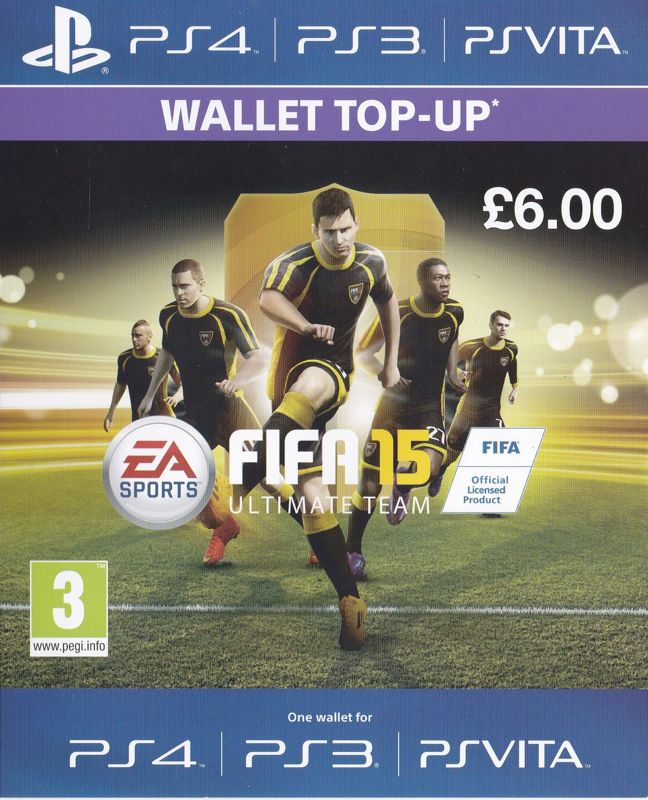 FIFA 15 cover or packaging material - MobyGames