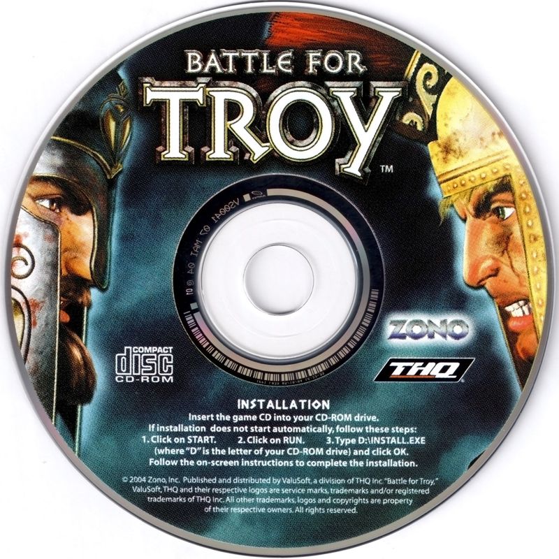 Battle for Troy cover or packaging material - MobyGames