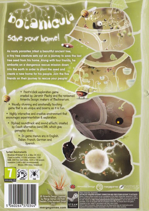 Botanicula (Collector's Edition) cover or packaging material - MobyGames