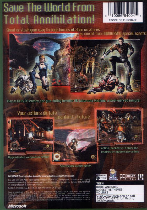 Gunvalkyrie cover or packaging material - MobyGames