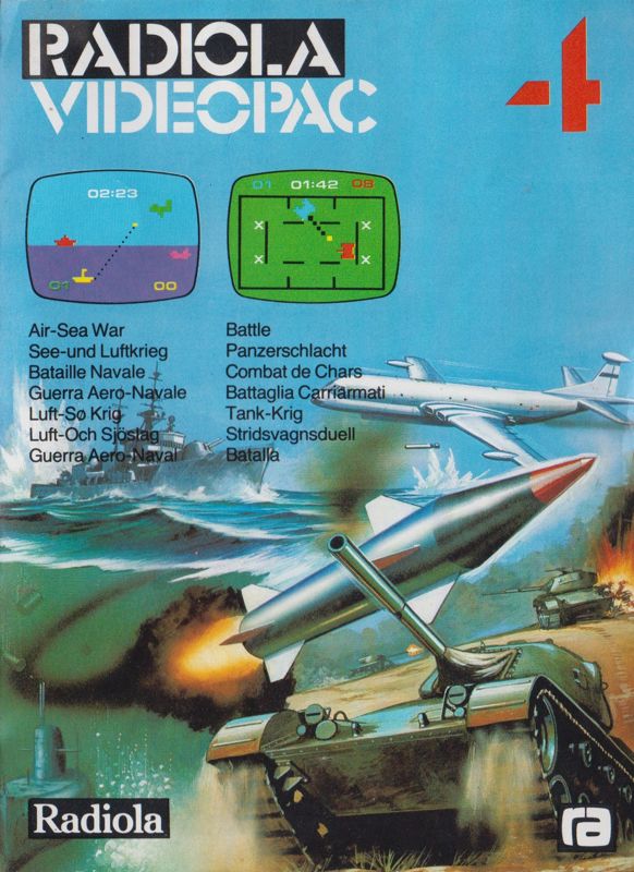 Armored Encounter! / Sub Chase! cover or packaging material - MobyGames