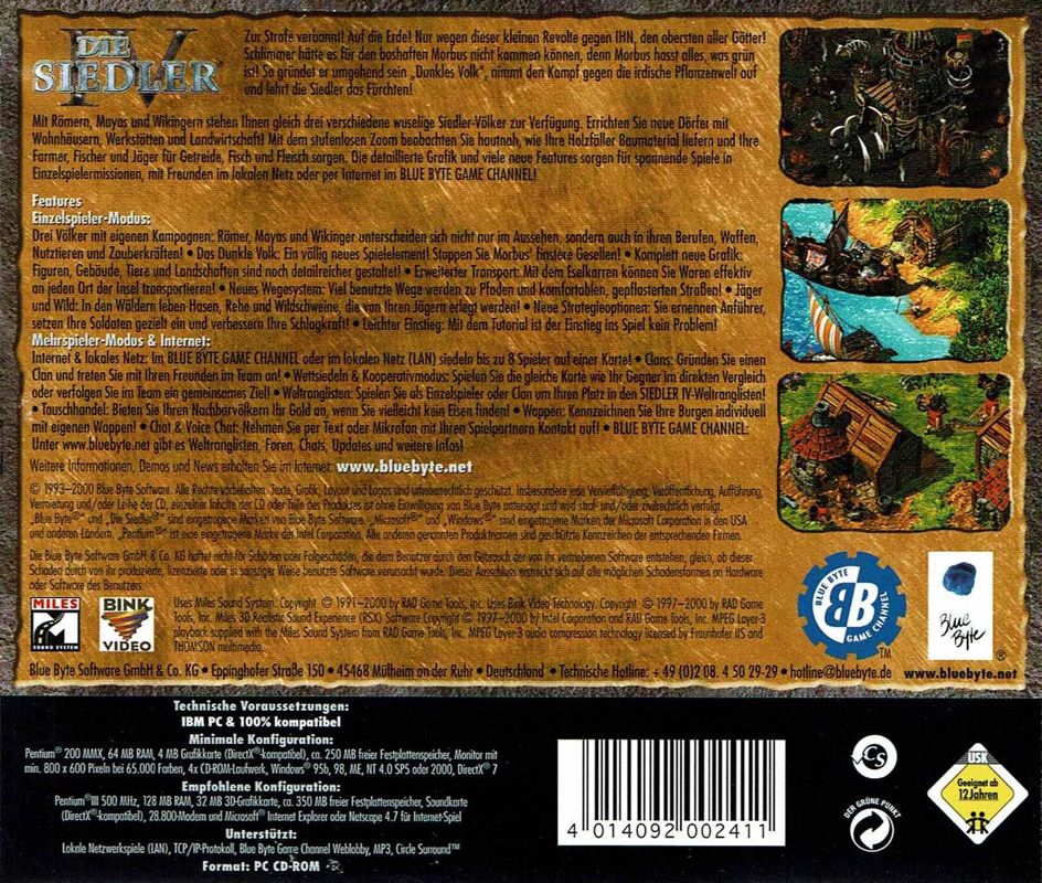 The Settlers IV: The Trojans and the Elixir of Power cover or packaging ...
