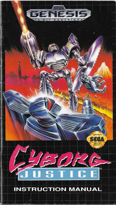 Cyborg Justice cover or packaging material - MobyGames