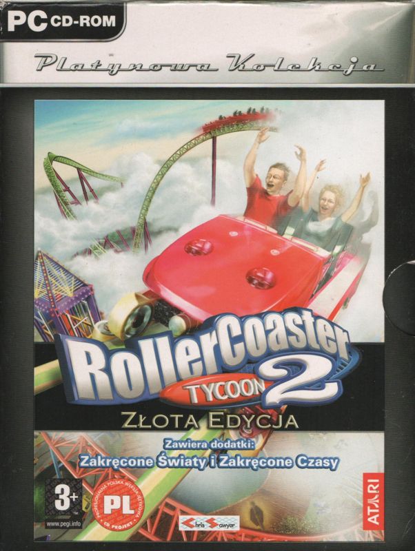 RollerCoaster Tycoon 2: Triple Thrill Pack cover or packaging material ...
