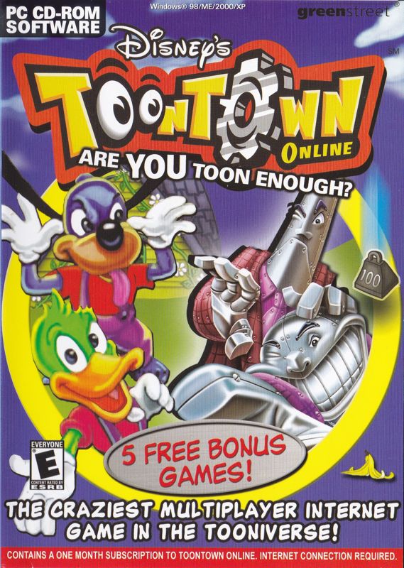Toontown Online cover or packaging material - MobyGames
