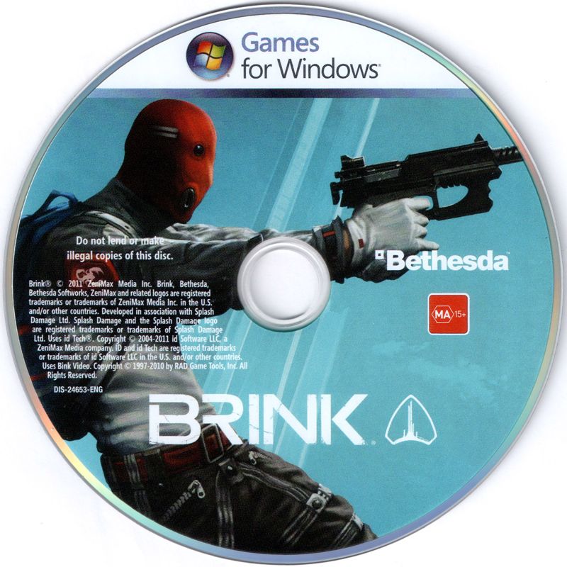 Brink cover or packaging material - MobyGames