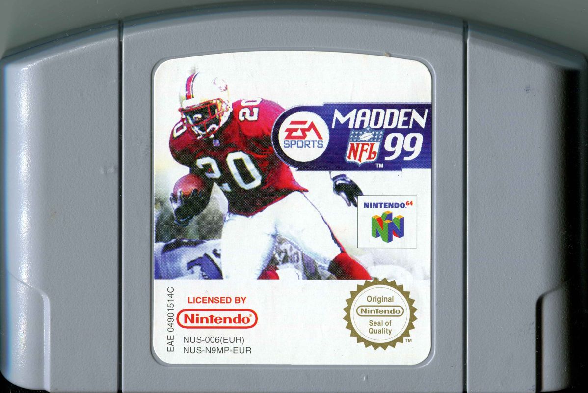 Madden NFL 99 cover or packaging material - MobyGames