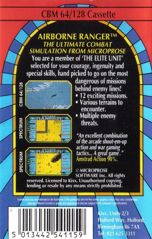 Airborne Ranger cover or packaging material - MobyGames