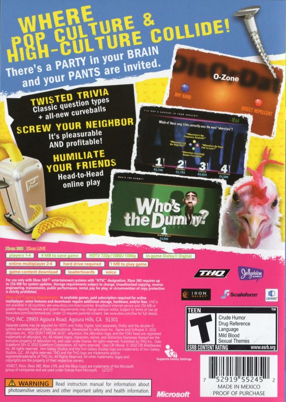 You Don't Know Jack cover or packaging material - MobyGames