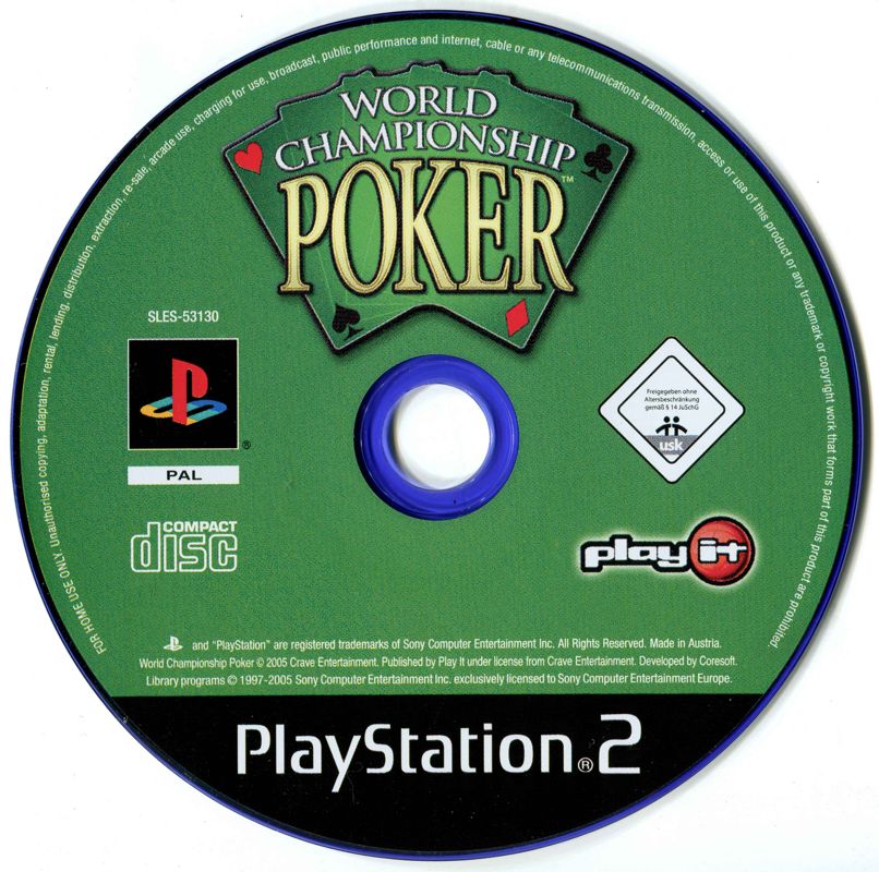 World Championship Poker cover or packaging material - MobyGames