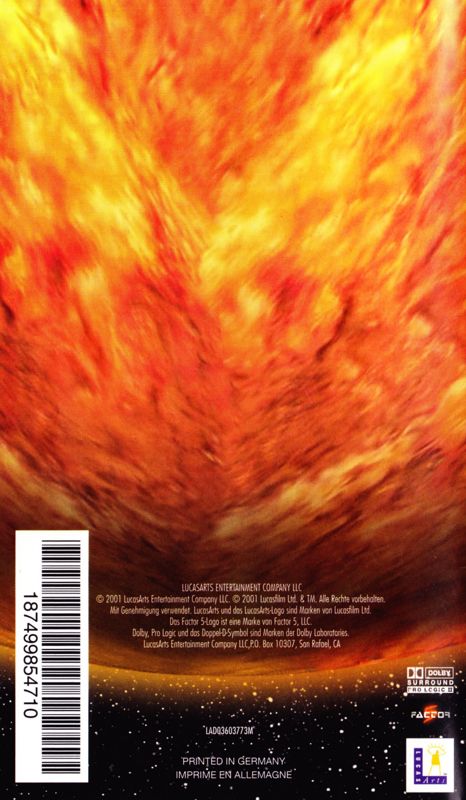 Star Wars: Rogue Squadron II - Rogue Leader cover or packaging material ...