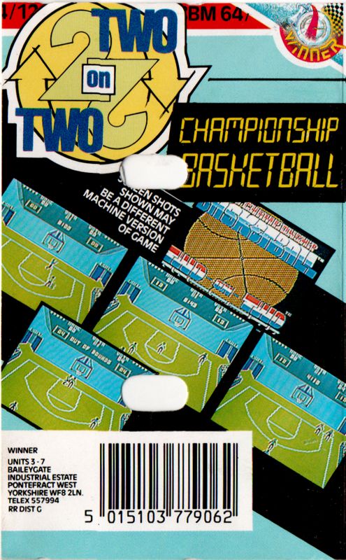 GBA Championship Basketball: Two-on-Two cover or packaging material ...