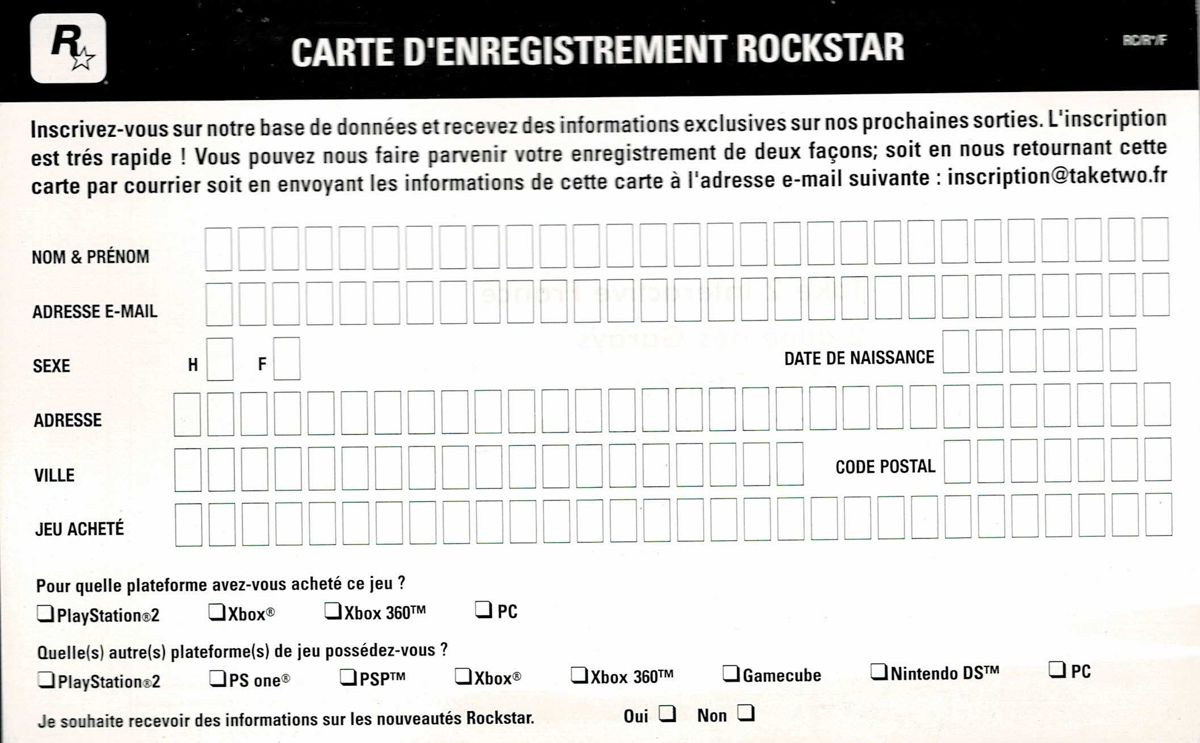 Grand Theft Auto: San Andreas cover or packaging material - MobyGames